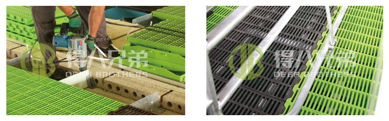 Plastic Slat Flooring Solution